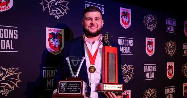 Lawrie takes home 2023 Dragons Medal | NRL.com