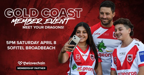 Gold Coast member meet and greet | Dragons