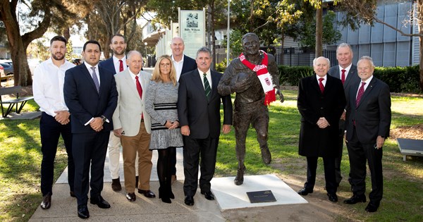 Puff the Magic Dragon returns: Reg Gasnier statue moves to Kogarah ...