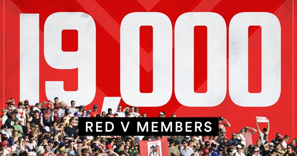 Dragons reach 19,000 Red V members | Dragons