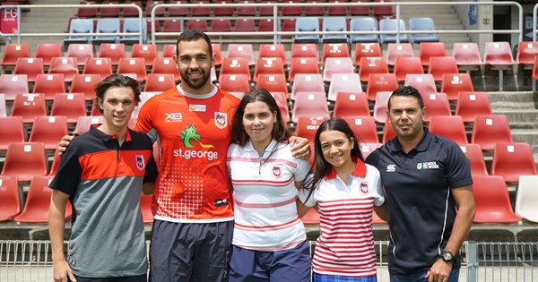 Indigenous Youth Summit Dragons visit WIN Stadium | Dragons