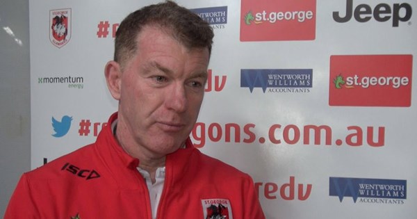 Coach Reaction: Ian Millward Round 15 vs Sydney Roosters | Dragons