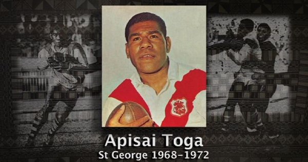 Dragons Honour Apisai Toga | Dragons