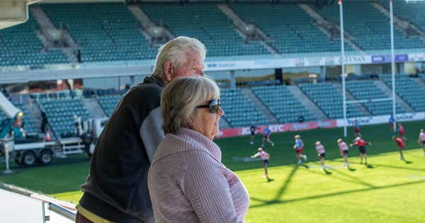 Seniors treated to High Tea at the footy | Dragons