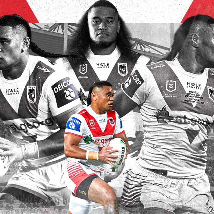 Official NRL profile of Moses Suli for St. George Illawarra Dragons ...