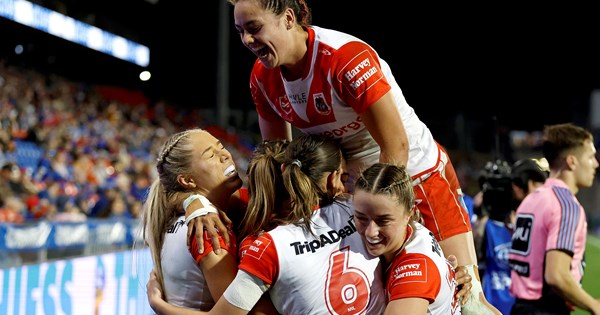 NRLW Round 3 Highlights: Knights vs Dragons | Dragons