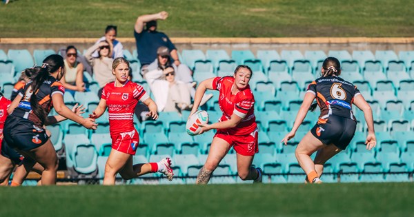 Dragons down Wests Tigers in NRLW trial | Dragons